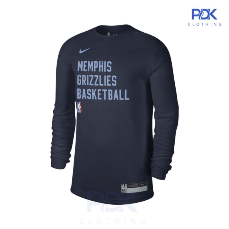 Jual Kaos Baju Lengan Panjang Basketball Memphis Grizzlies Performance ...