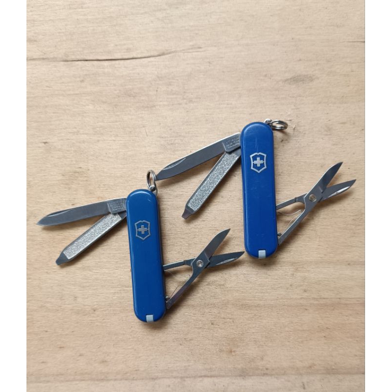 Jual victorinox sd classic biru (original bekas) | Shopee Indonesia