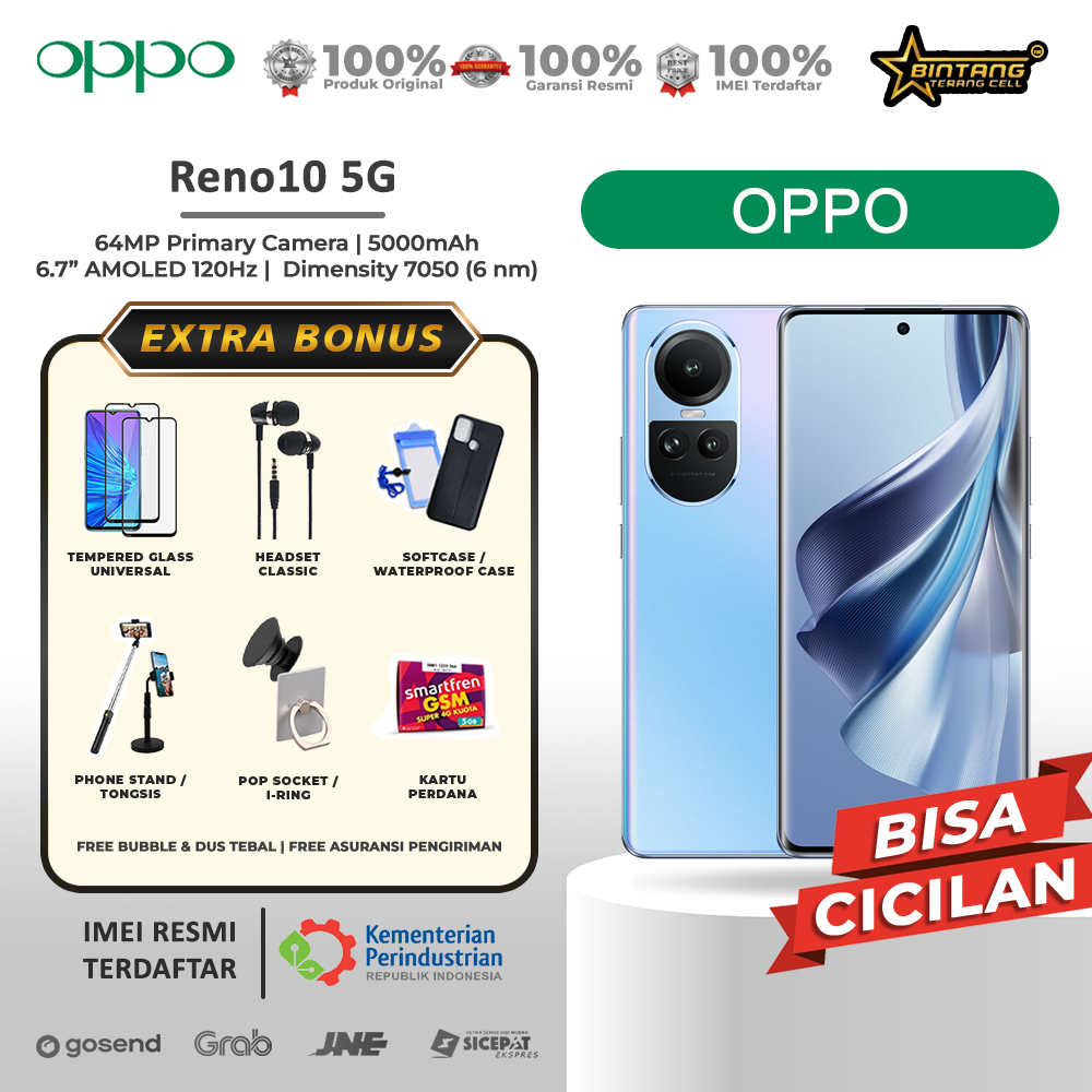 Jual Oppo reno 10 pro 5G NFC ram 12/256Gb garansi resmi | Shopee Indonesia
