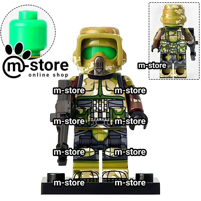 Jual brick star wars 41st scout battalion trooper mini toy figure ...