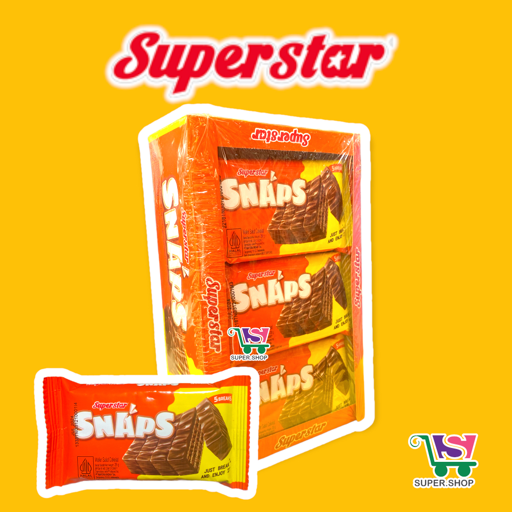 Jual Superstar Snaps Pack Cokelat (isi 12 pcs) | Shopee Indonesia