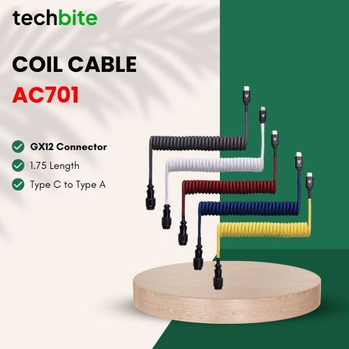 Jual Fantech Coiled Cable Type C Aviator AC701 Kabel Keyboard ...