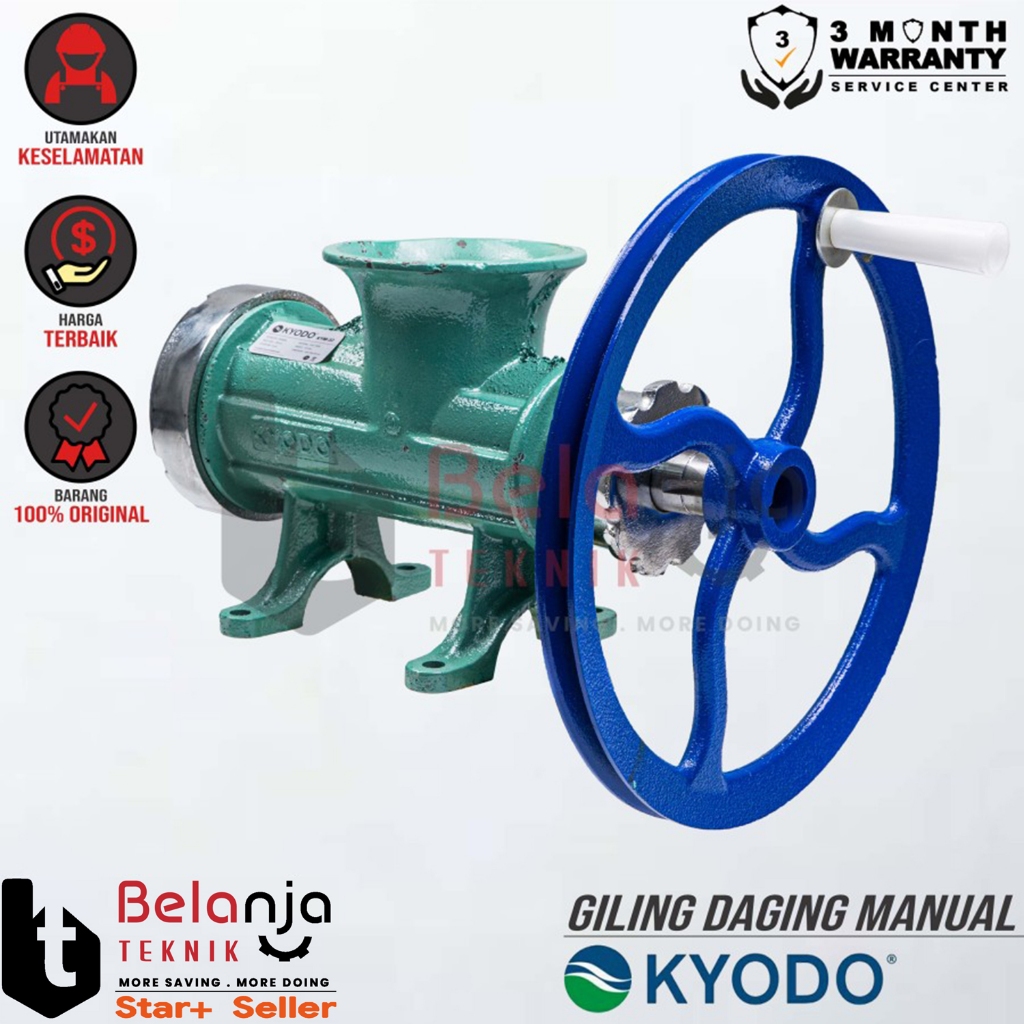 Jual KYODO Giling Daging Manual No 32 Gilingan Pully Meat Mincer ...