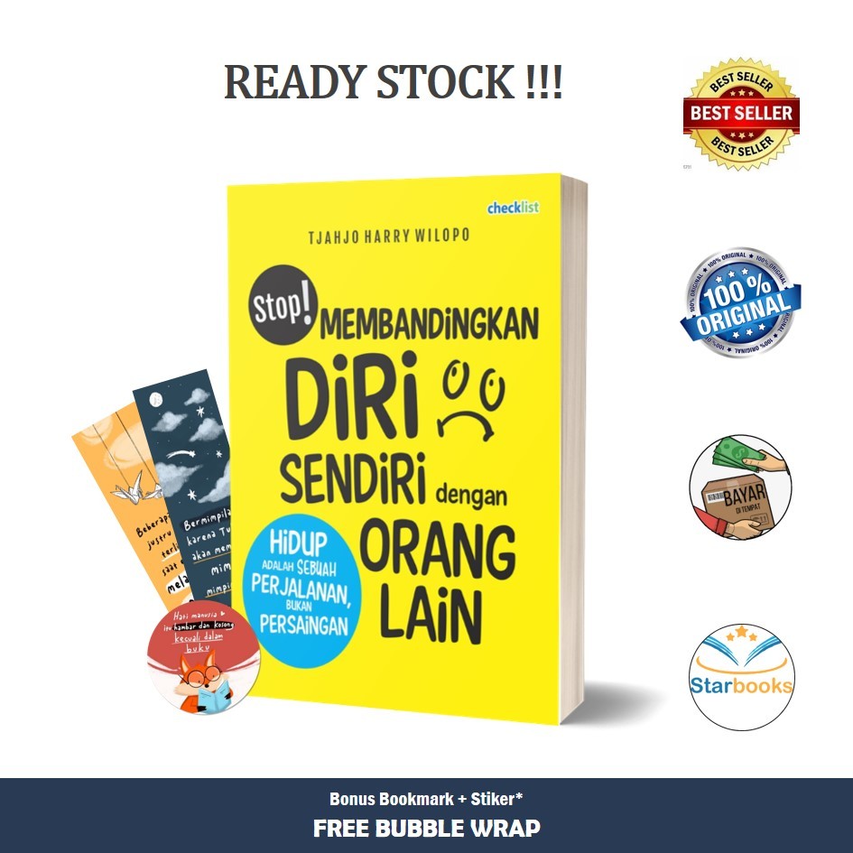 Jual Buku Stop! Membandingkan Diri Sendiri Dengan Orang Lain - Checklist (Motivasi) | Shopee ...