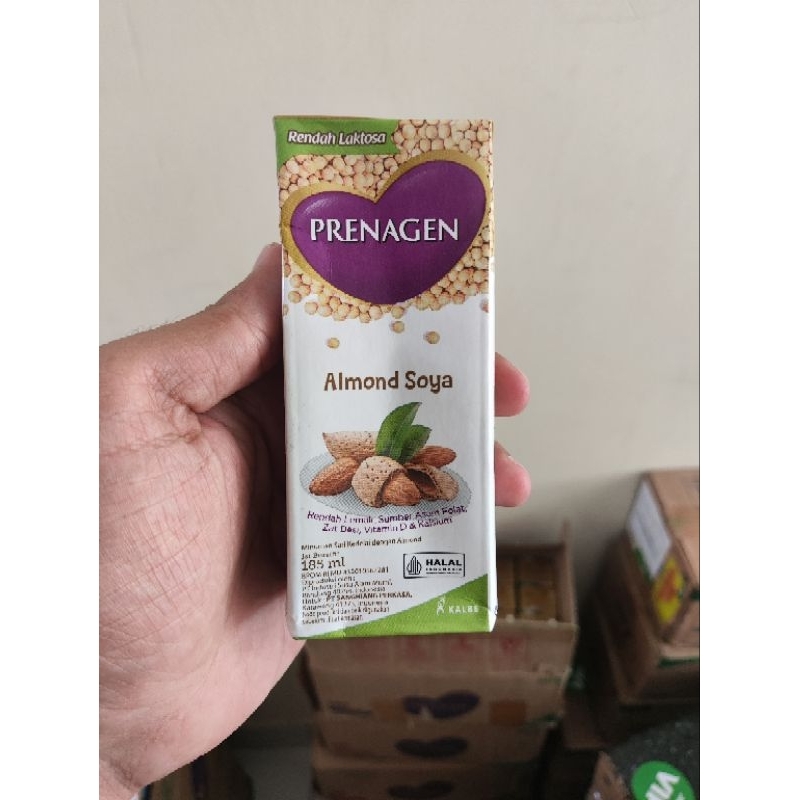 Jual Susu Prenagen UHT Almond Soya, Cokelat dan Berry 185mL Murah | Shopee Indonesia