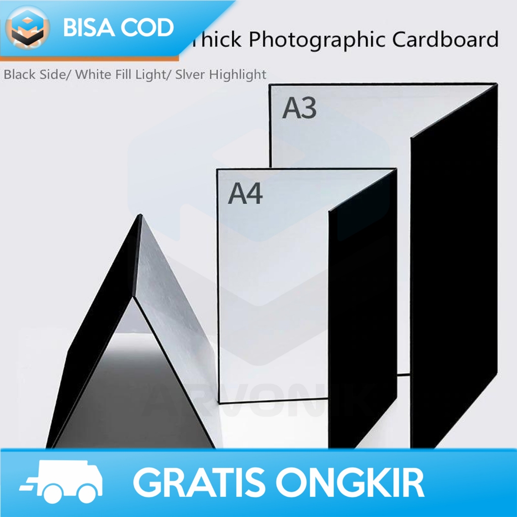 Jual PAPAN REFLEKTOR PHOTOGRAPHY TEBAL CARDBOARD 3IN ALAT KONTEN FILL ...