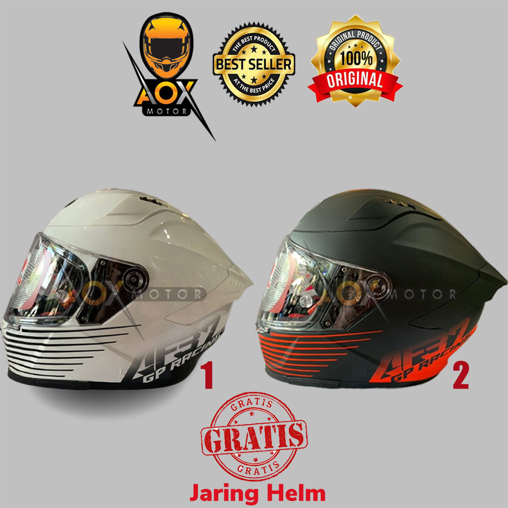 Jual Helm KYT STRIKER Motif AF37 Replica Fullface (Ongkir 3kg), GRATIS ...