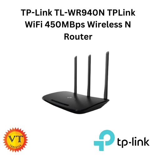 Jual TP-Link TL-WR940N TPLink WiFi 450MBps Wireless N Router | Shopee ...