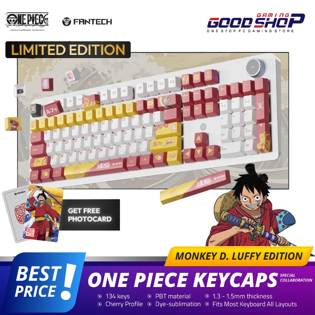 Jual Fantech One Piece Keycaps SET PBT DYE SUB Cherry Profile ACK02 ...