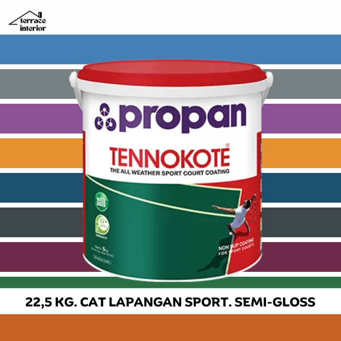 Jual Cat Lapangan Sport Court Propan Tennokote 22,5 Kg | Shopee Indonesia