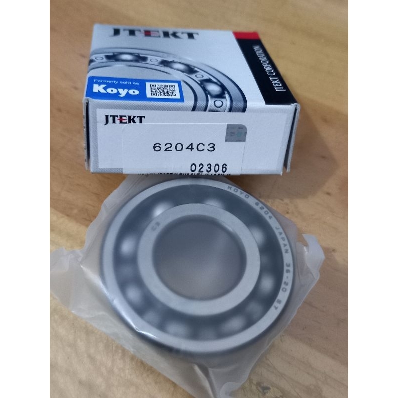 Jual Ball bearing 6204 C3 KOYO Original (kruk as) | Shopee Indonesia