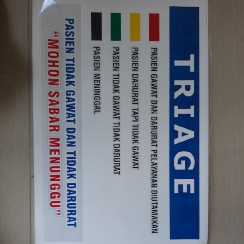 Jual Poster dan Stiker Triage | Shopee Indonesia