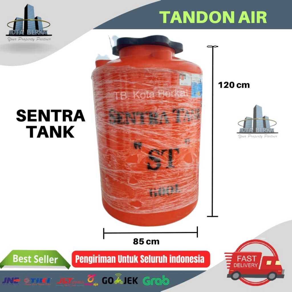 Jual TANDON AIR/ TANGKI AIR SENTRA TANK 600L POLOS | Shopee Indonesia