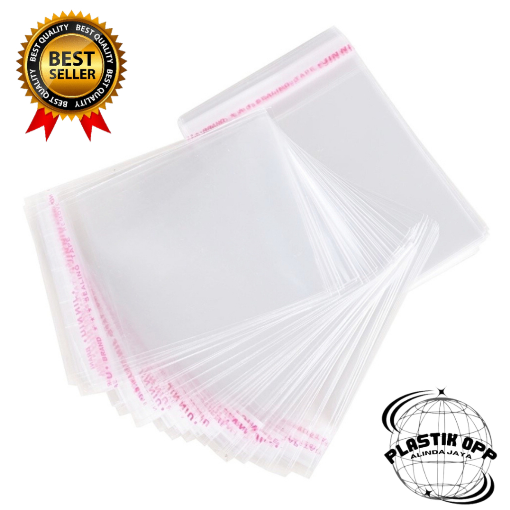 Jual Plastik OPP Lem uk 11x11cm isi 100 pcs bening Termurah Tebal 30 ...