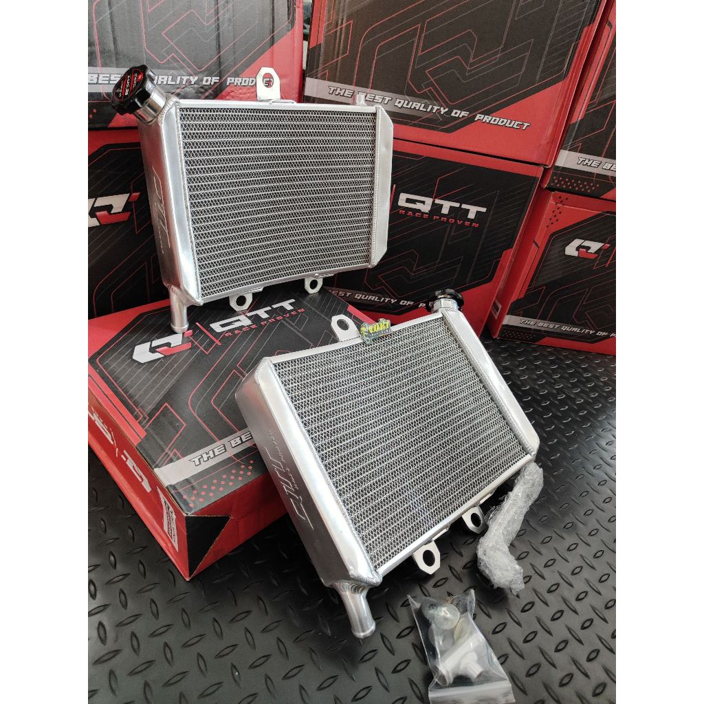 Jual Radiator QTT Ninja R SS KRR RR 150 Curve Flat Big Aluminium Gambot ...