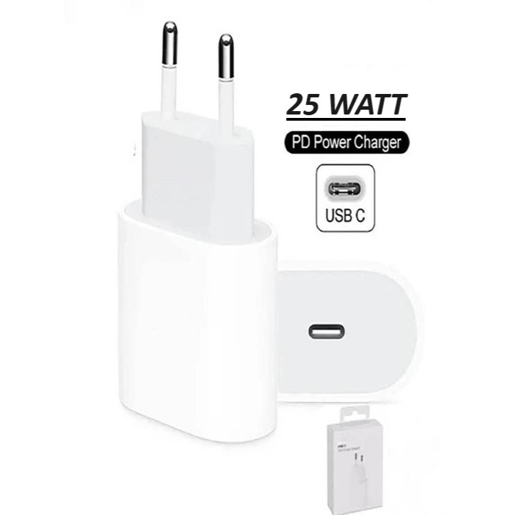 Jual ADAPTOR IPHONE 14 PROMAX/REAL 25 WATT | Shopee Indonesia