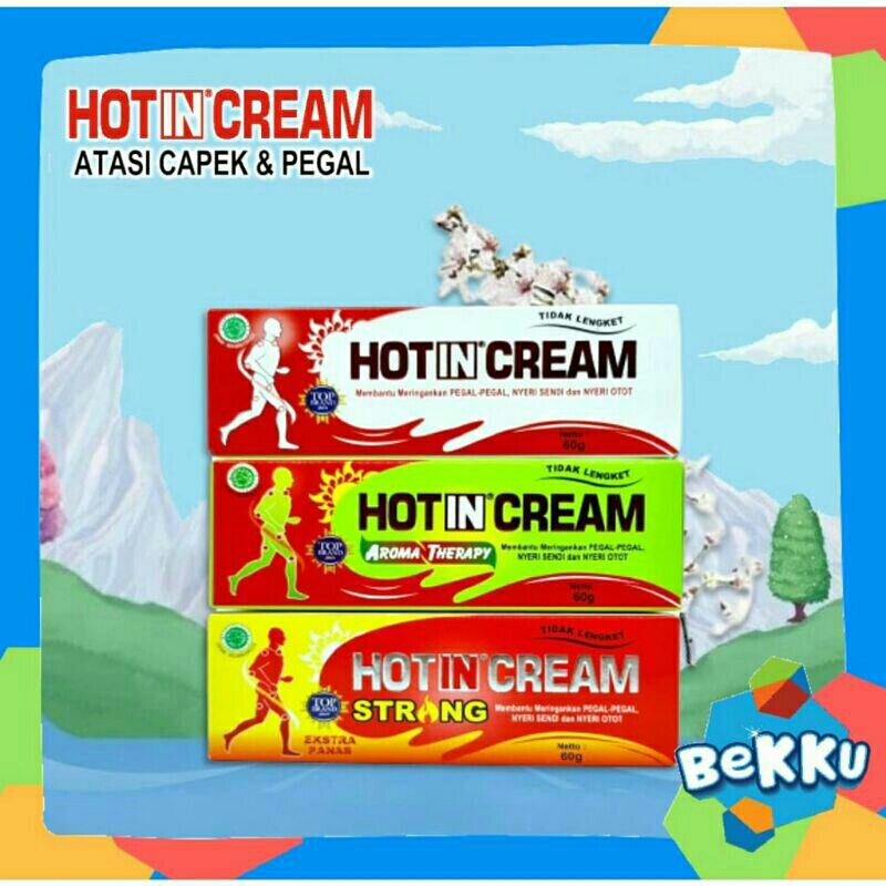 Jual HOT IN CREAM TUBE 60 gr - ALL VARIAN | Shopee Indonesia