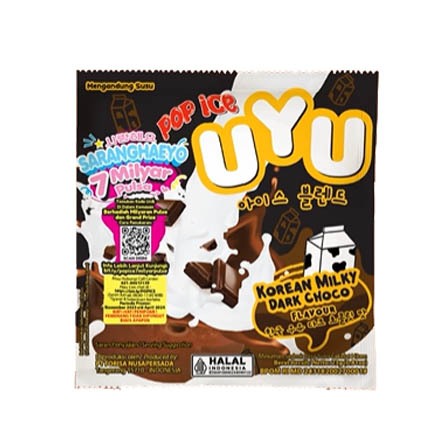 Jual Uyu pop ice 1 renteng isi 10 / uyu korean milky taro / korean ...