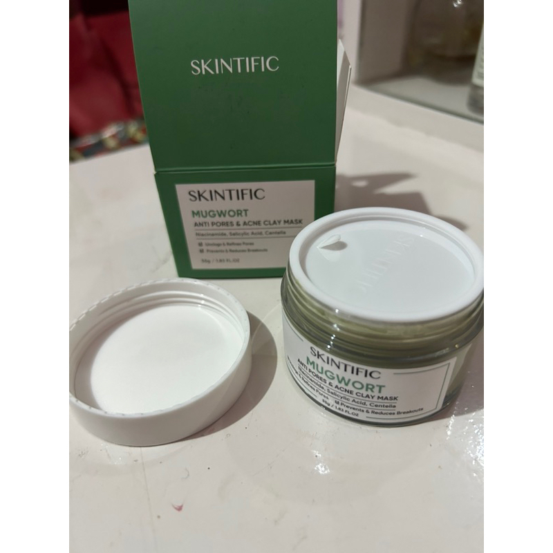 Jual SKINTIFIC Masker wajah Clay mugwort | Shopee Indonesia