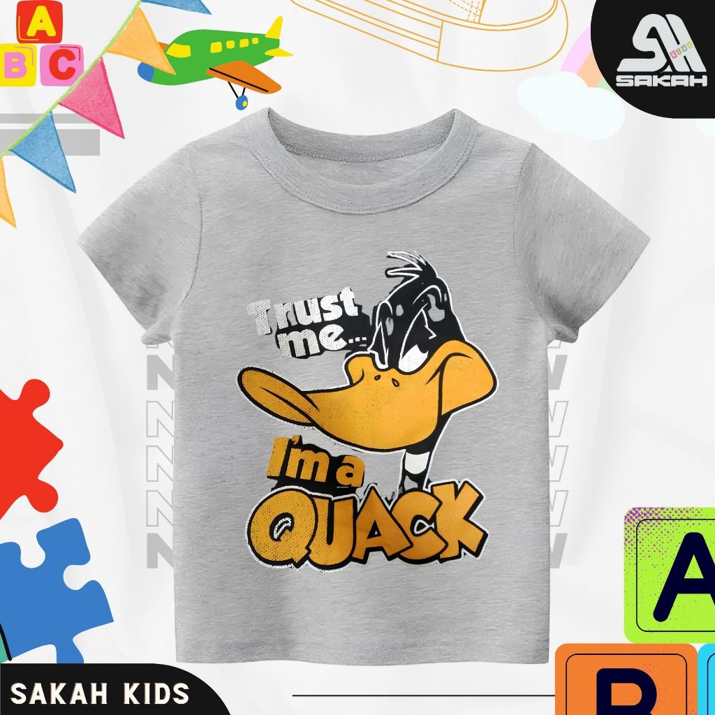 Jual Kaos Anak Custom Nama Combed 30s Gambar DUCK Untuk Anak dan Hadiah Anak Laki-Laki dan ...