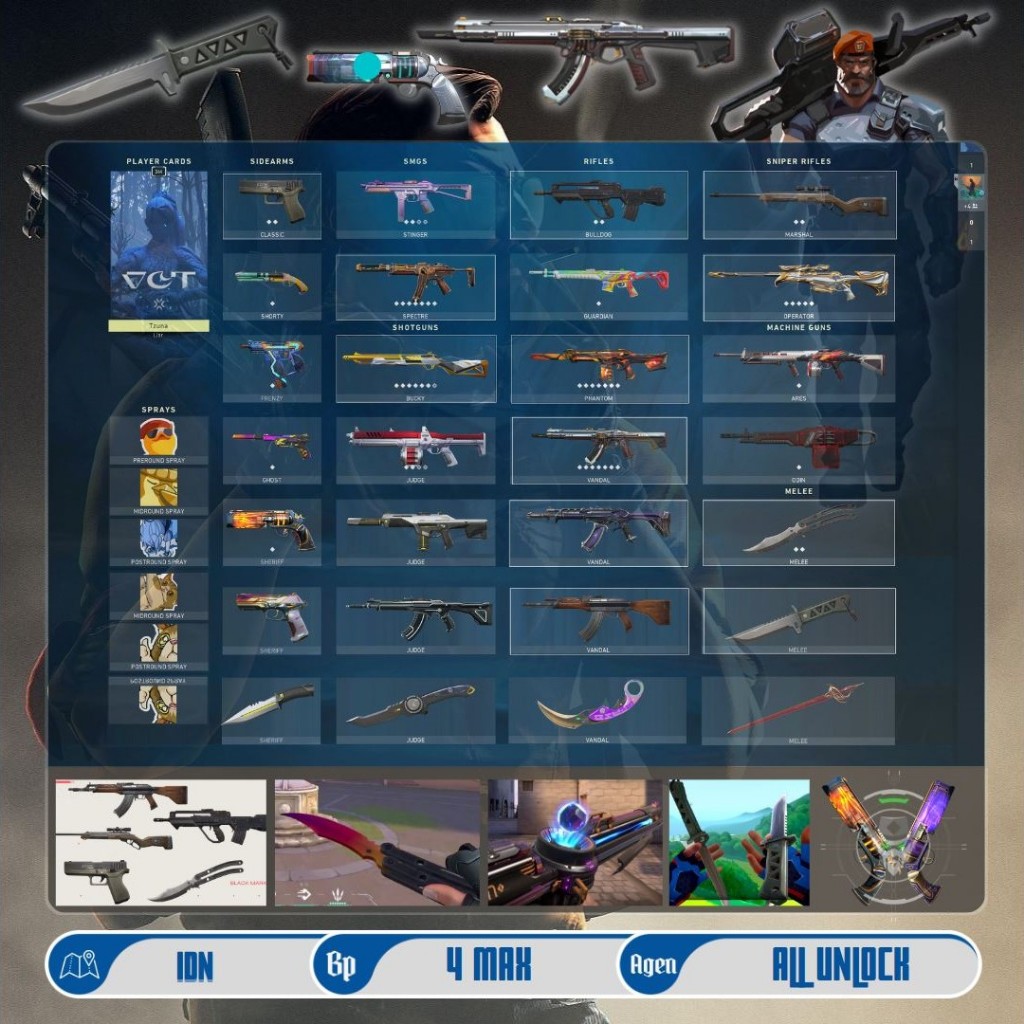 Jual akun valorant skin lengkap iron | Shopee Indonesia