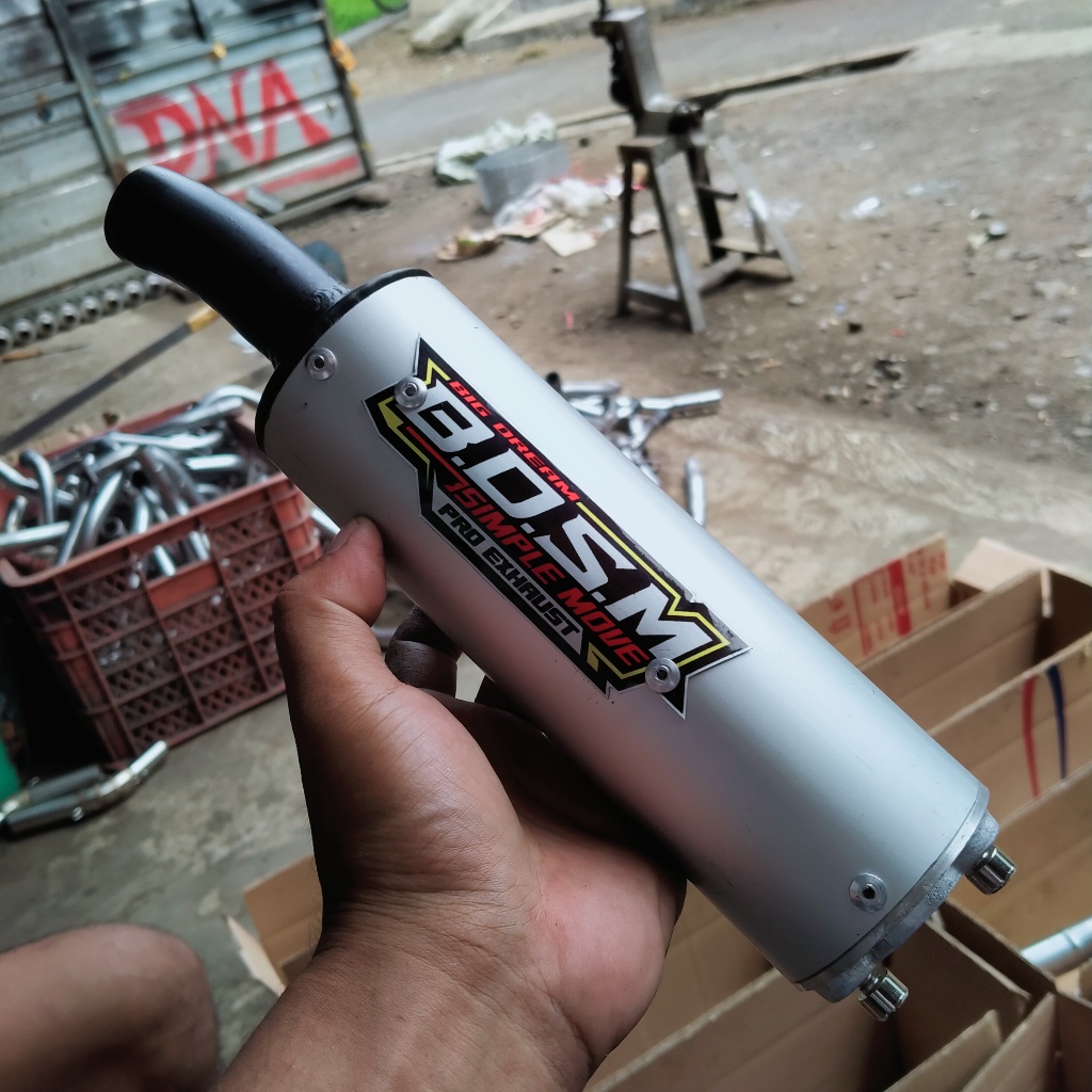 Jual Knalpot Mini trail 50cc GP mini 18cm suara racing adem sarangan ...