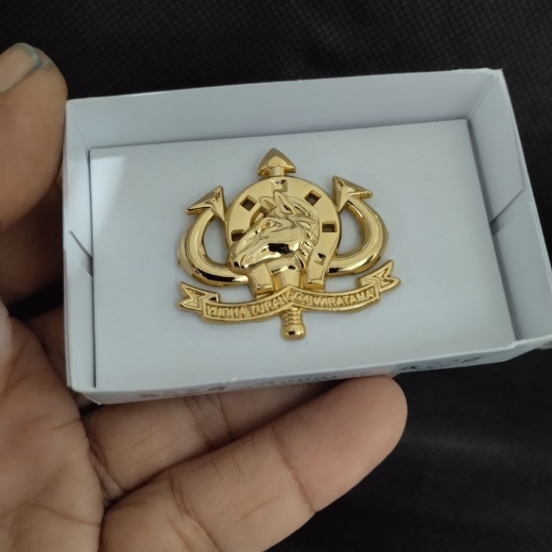 Jual Brevet wing pin logo pdh kuda kavaleri | Shopee Indonesia