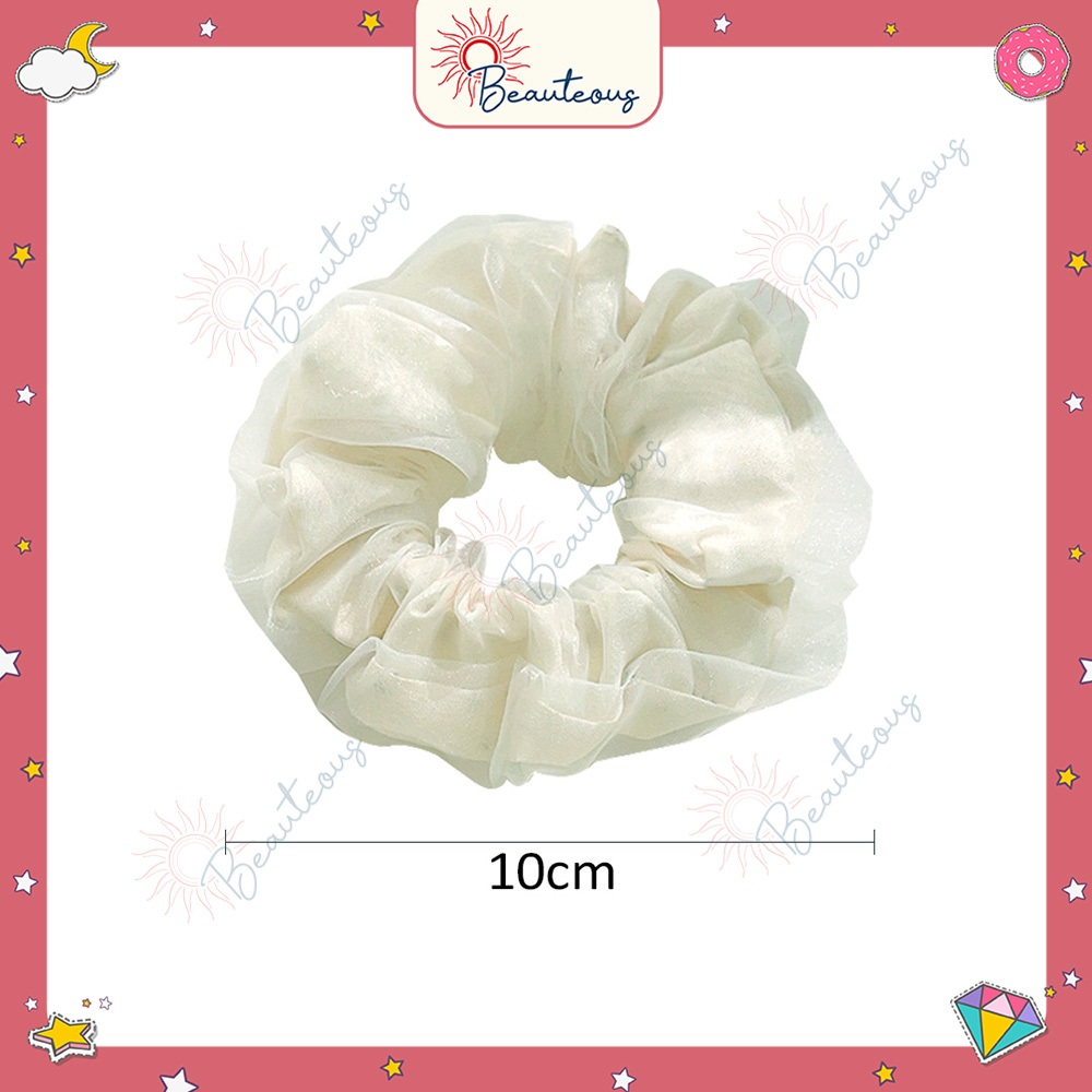 Jual Ikat Rambut Model Kain Tile Hair Band Scrunchie Korea Serunci ...