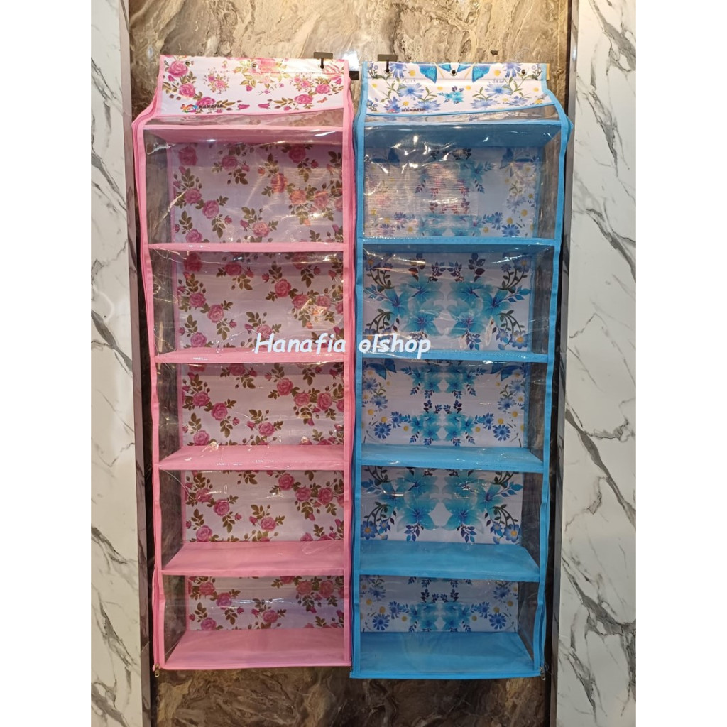 Jual RAK TAS GANTUNG BUNGA | RAK SET GANTUNG MOTIF BUNGA JUMBO | RAK ...