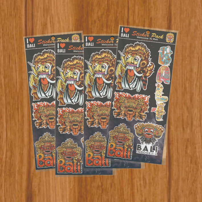 Jual stiker bali - bali sticker / stiker merch pulau dewata - bali ...