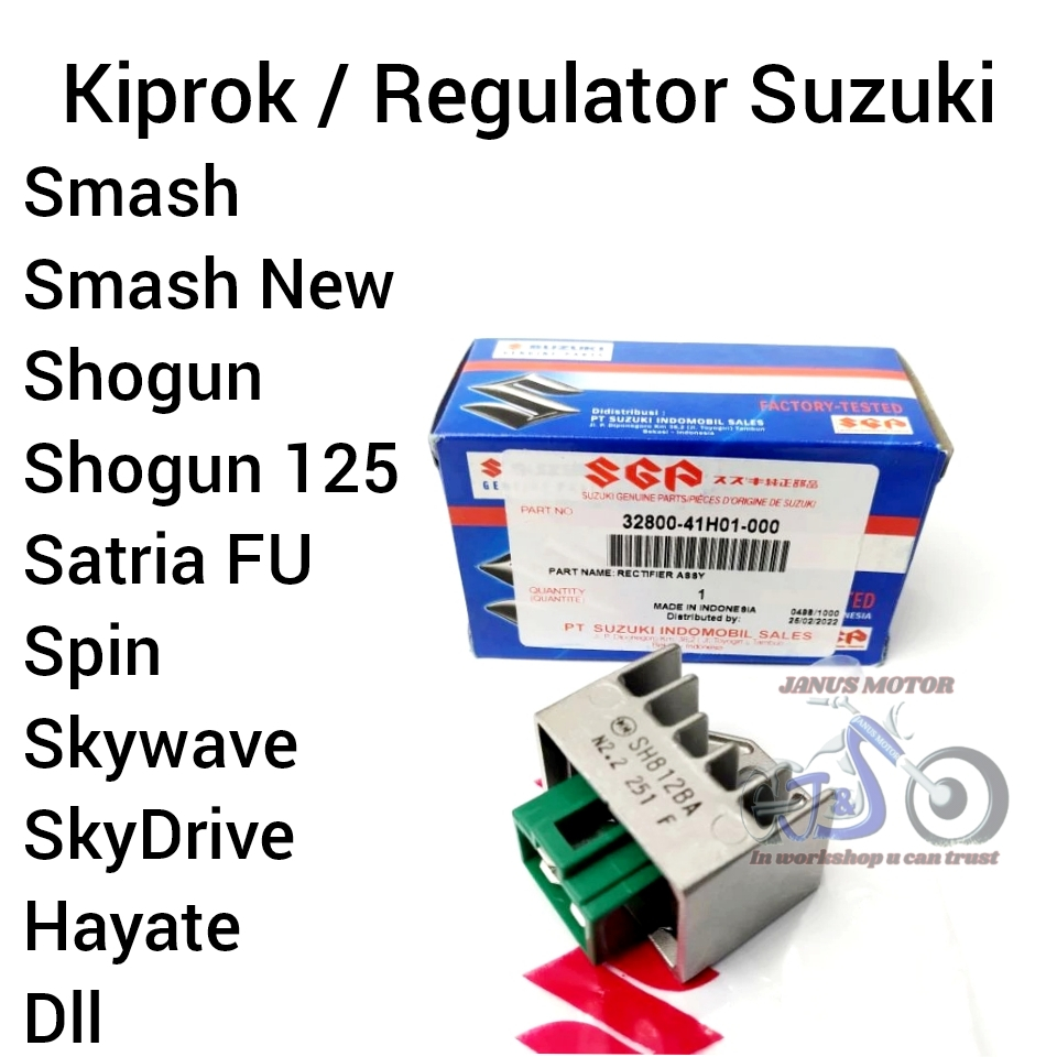 Jual Kiprok Suzuki Smash Shogun Spin SKywave Satria FU Hayate old new ...
