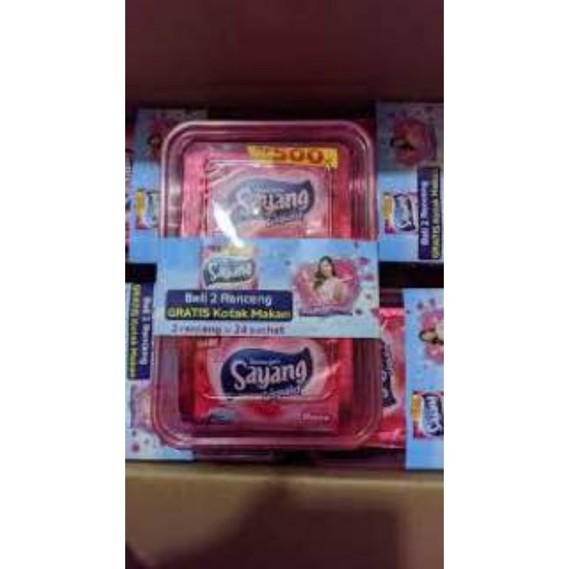 Jual 24 Sachet Free Tepak - Sabun Detergen Sayang Kemasan Tepak ...