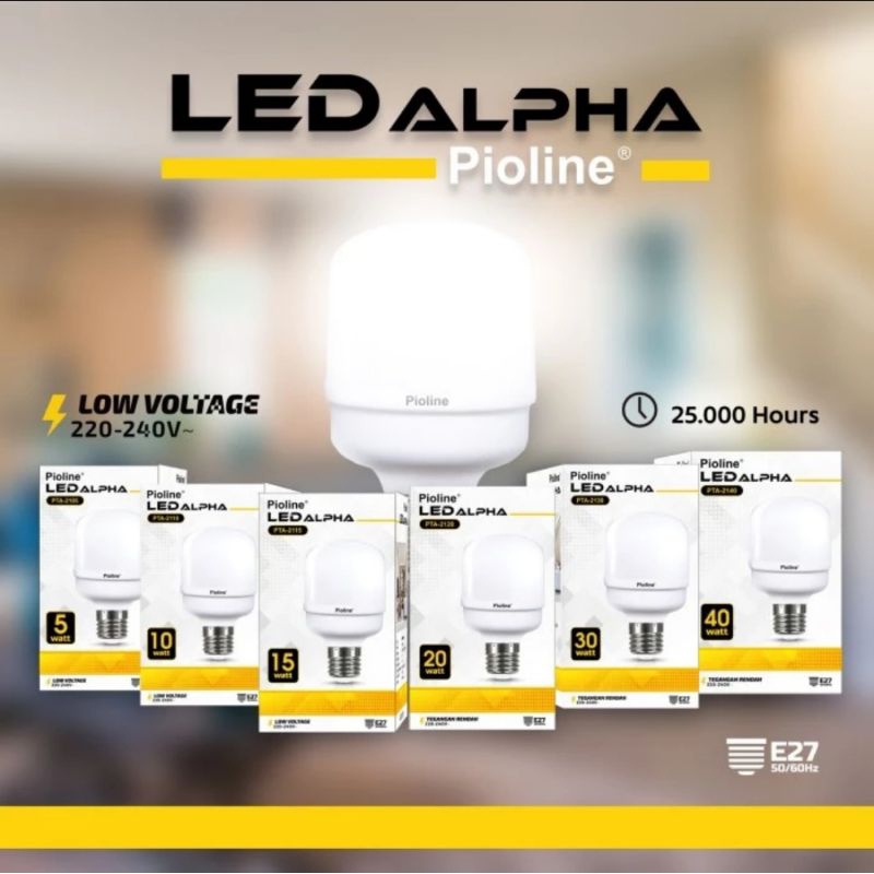 Jual LAMPU LED MURAH ALPHA PIOLINE 40Watt | Shopee Indonesia