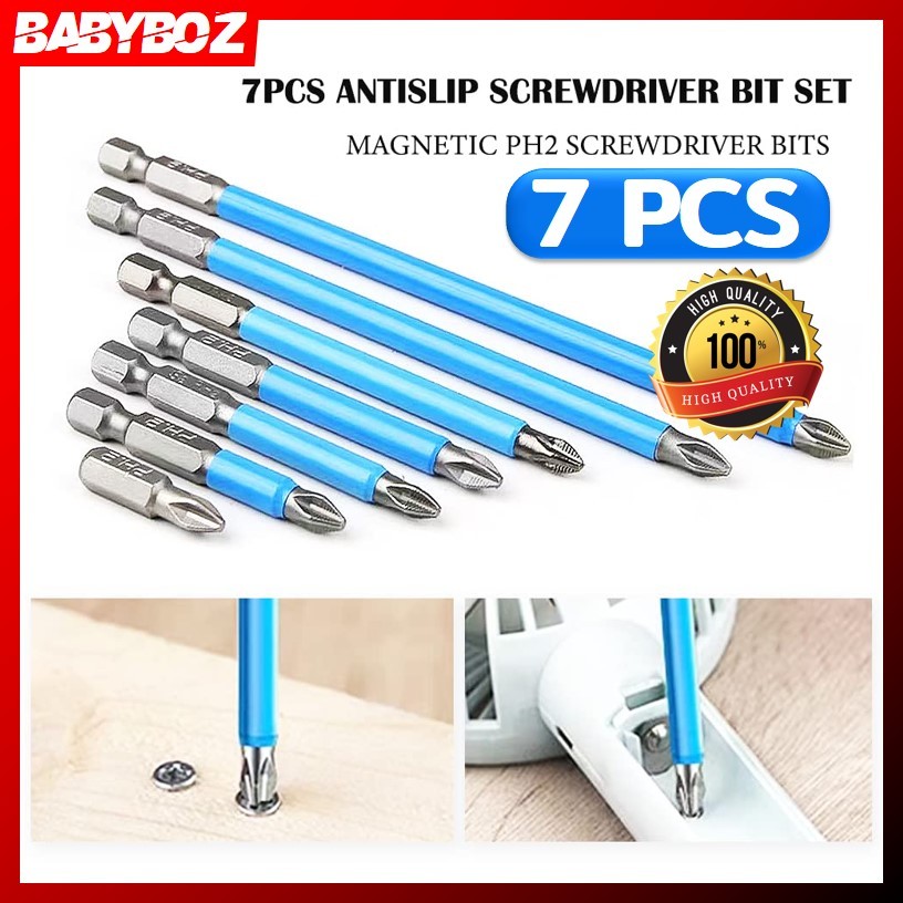 Jual BABYBOZ - MORNYRAY PREMIUM Set Mata Obeng Plus Philips Drill Bits ...
