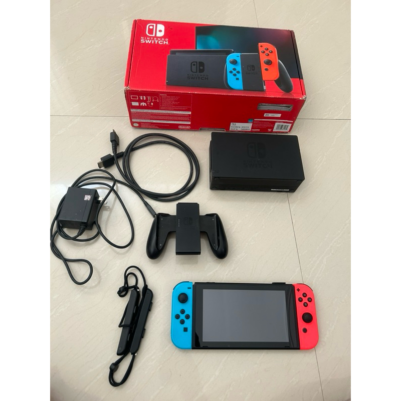 Jual nintendo switch v2 neon fullset | Shopee Indonesia