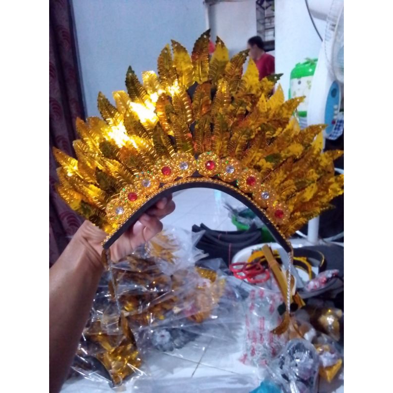 Jual mahkota sunting adat kreasi/mahkota tari/mahkota karnaval | Shopee ...
