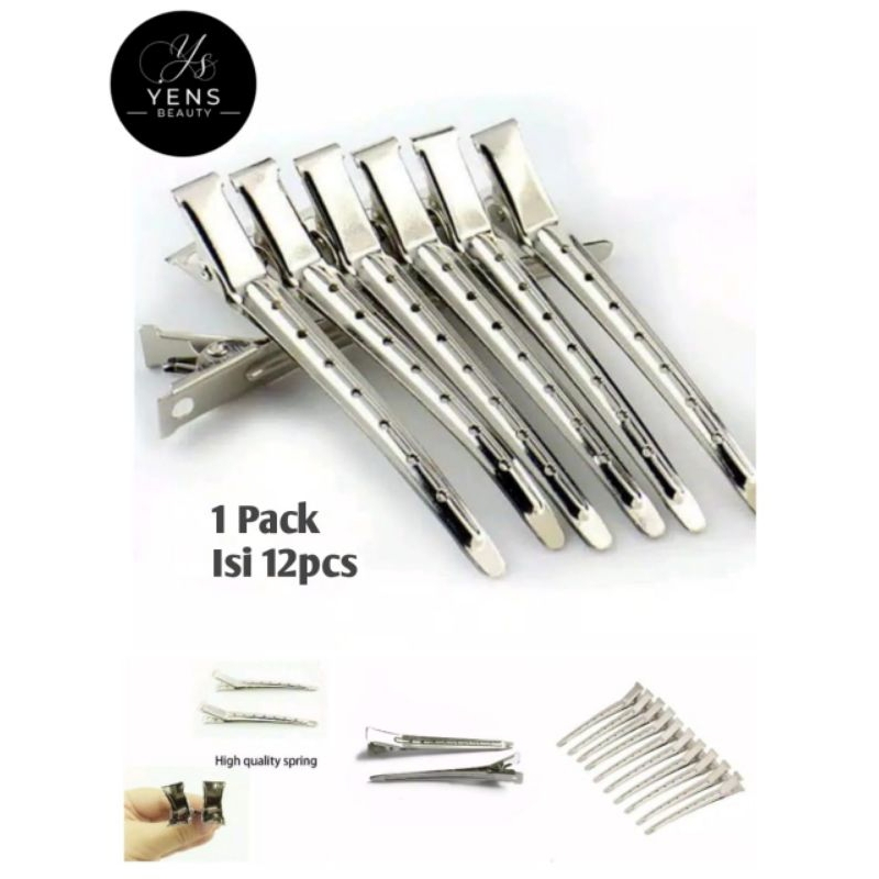 Jual Pingkel Besi /kep buaya stainless/ jepit buaya besi / kep salon ...