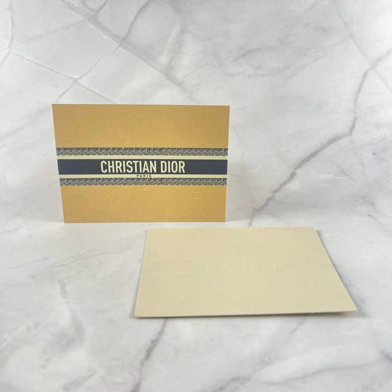 Jual GREETING CARDS / GIFT CARD NOTES WITH ENVELOPE — Christian Dior ...