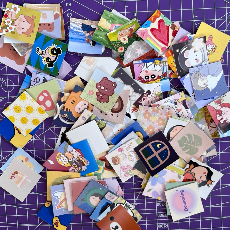 Jual STICKER AESTHETIC SEGEL KECIL TUMBLR STICKER KAWAI LUCU KOTAK ...