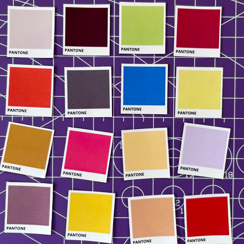 Jual PANTONE COLORS PANTONE DECO STICKER | Shopee Indonesia