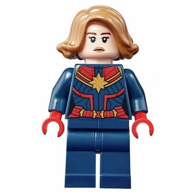 Jual Mainan Anak Lego Minifigure Marvel Captain Marvel Carol Danvers Ms ...