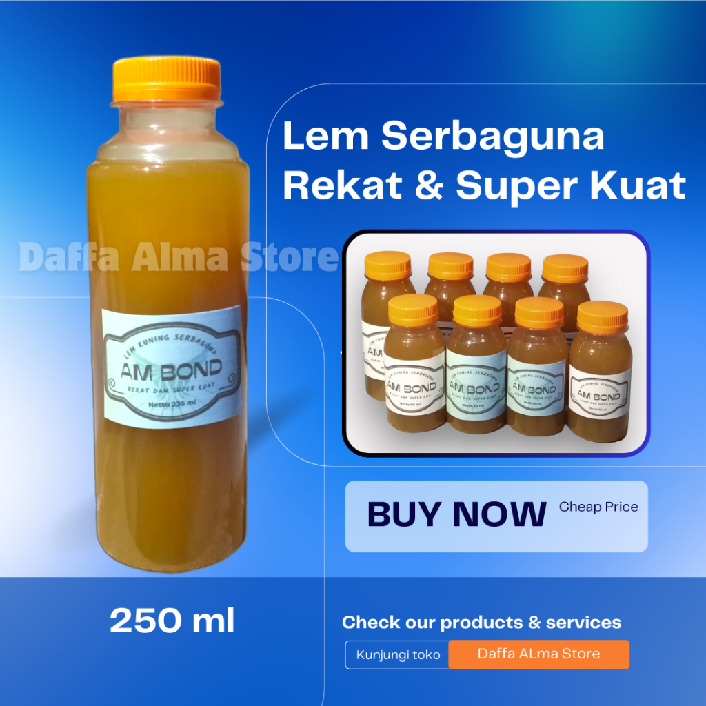 Jual Lem Kuning/Lem Aibon/Lem Serbaguna Rekat dan Super Kuat | Shopee ...