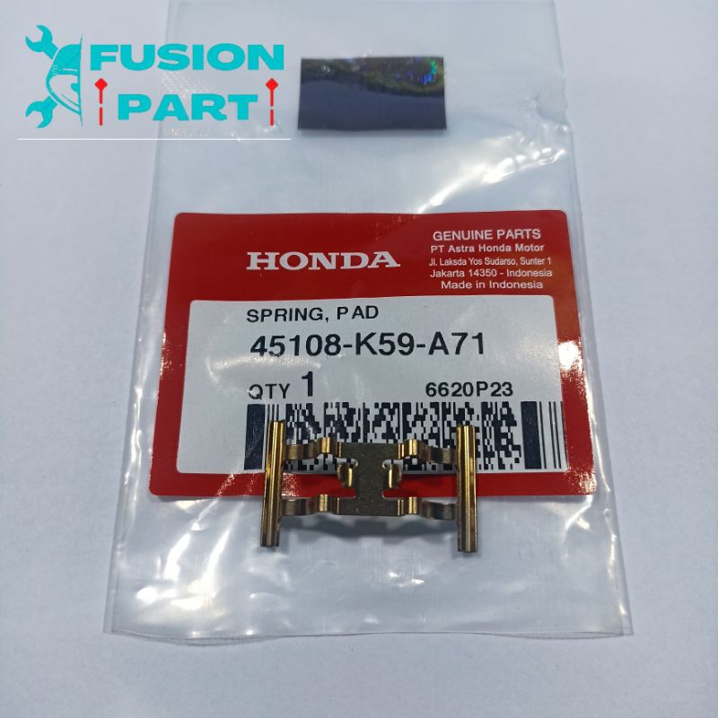 Jual Per Kampas Rem Cakram Depan (Spring Pad) – Honda Genio, Vario 150 ...