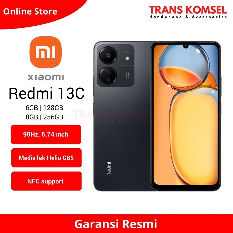Jual Xiaomi Redmi 13C 8GB/256GB atau 6GB/128GB (Garansi Resmi Xiaomi ...