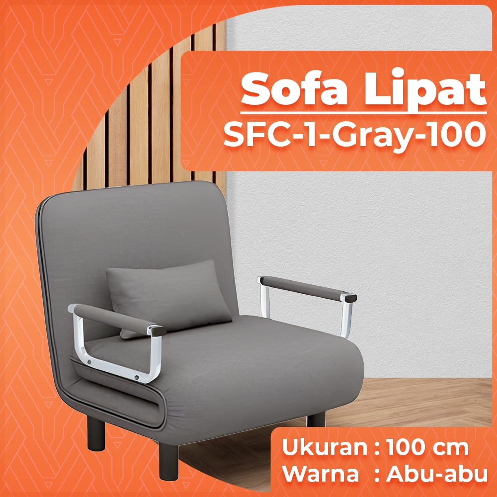 Jual Sofa Bed Lipat Ukuran 100CM Sofa Tidur SFC-1 dan 2 Sofa Kasur ...