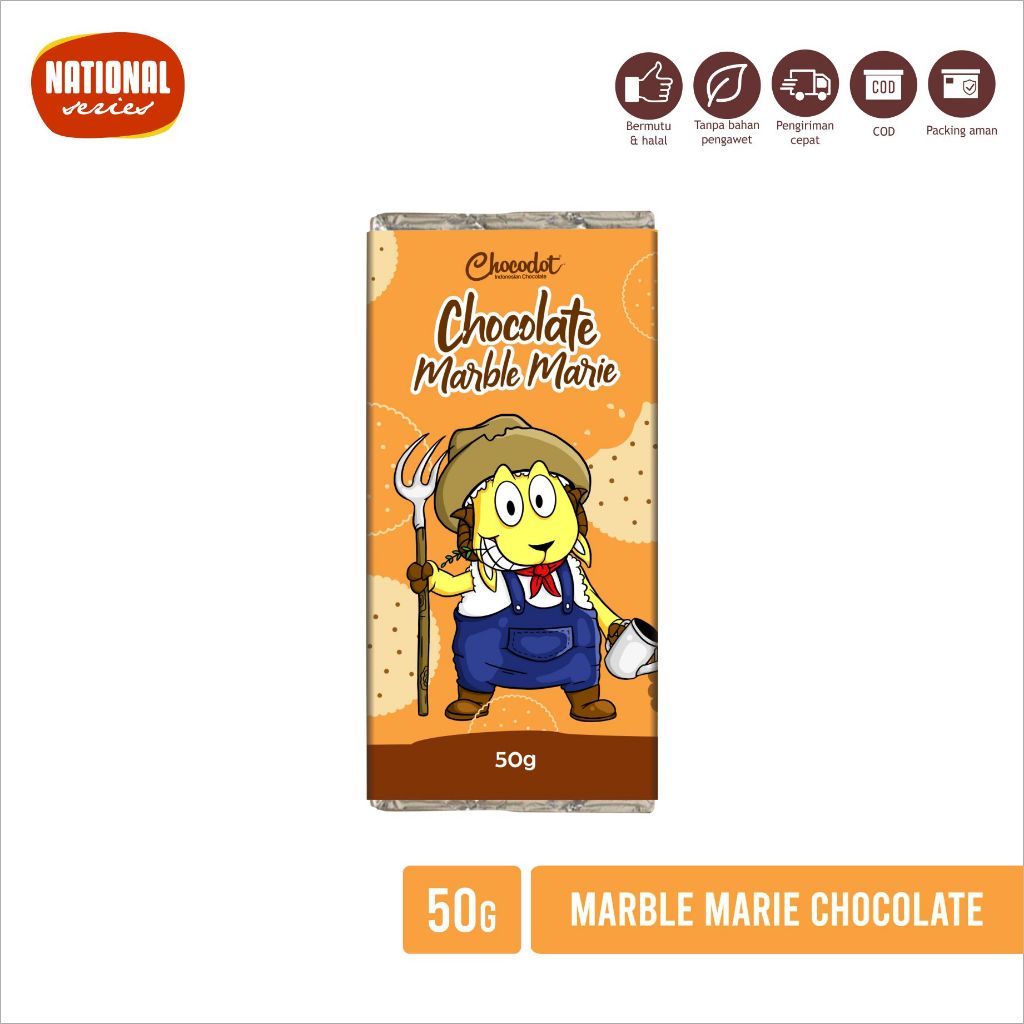 Jual Coklat Chocodot Dombi Series Marble Marie 50g | Shopee Indonesia