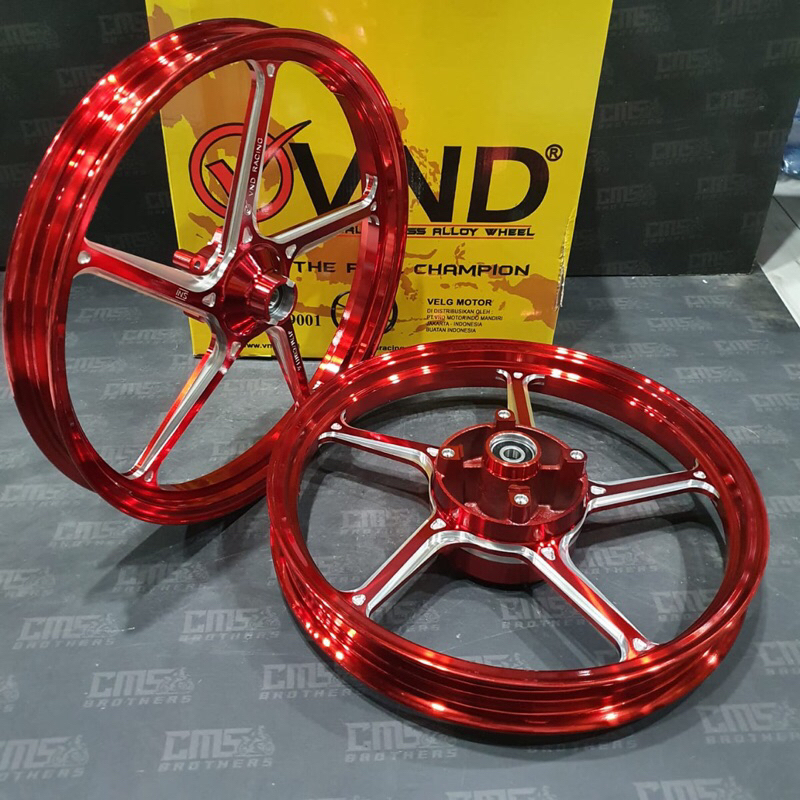 Jual Velg VND Ak55 Ninja150R Velg VND Pelek Ninja SS Ninja R-RED ...