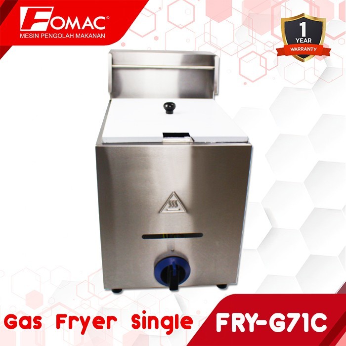 Jual FOMAC Gas Deep Fryer FRY-G71C / Penggorengan Gas | Shopee Indonesia