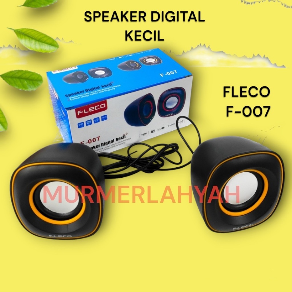 Jual SPEAKER MINI FLECO F-007 SPEAKER MULTIMEDIA KOMPUTER / TV / Laptop / HP | Shopee Indonesia