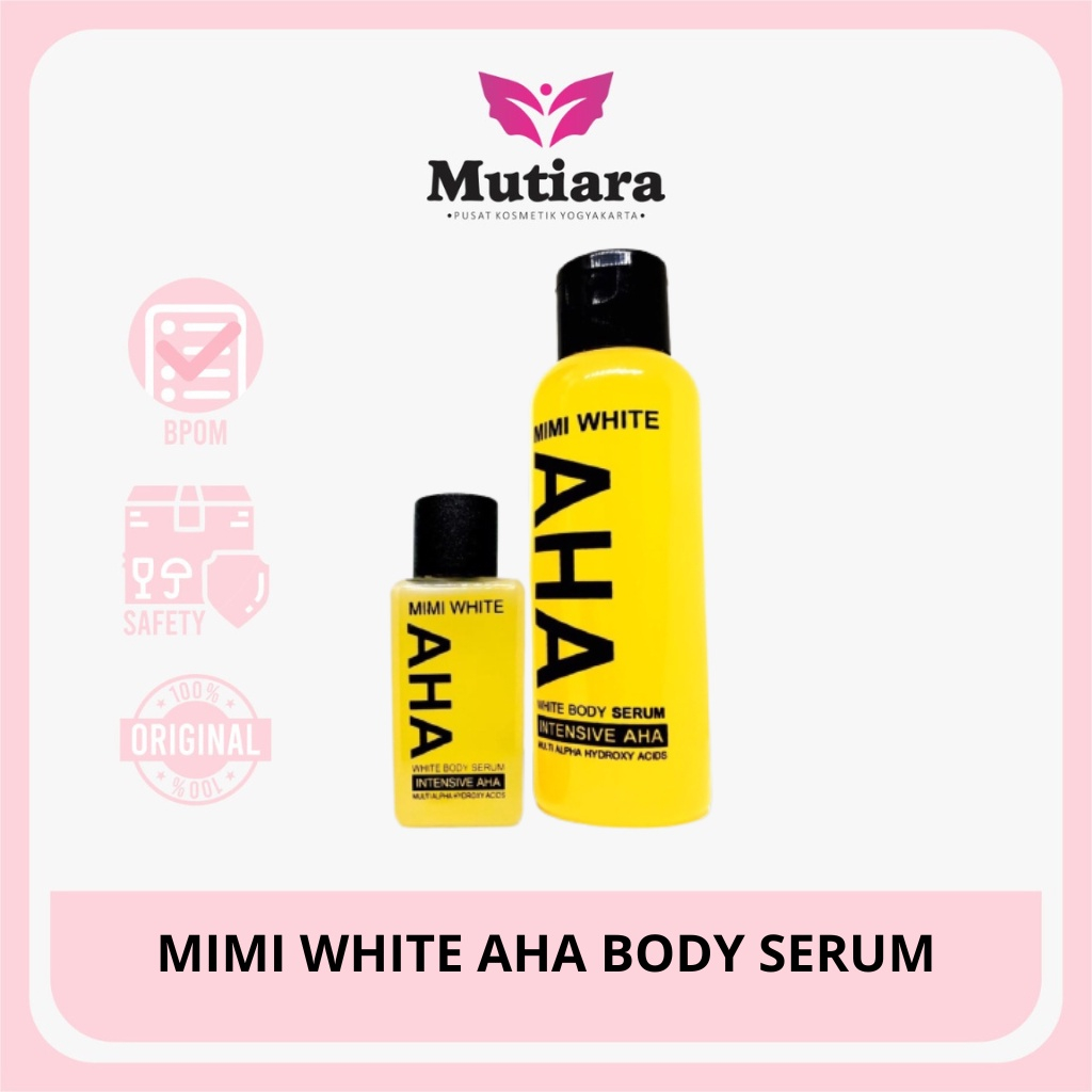 Jual MIMI WHITE AHA BODY SERUM | Shopee Indonesia